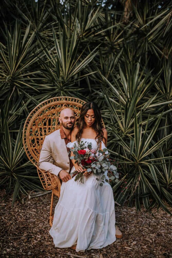 Boho Bridal Session in Honolulu Hawaii | Anela Benavides Photography