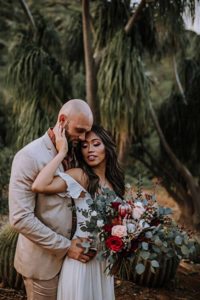 Boho Bridal Session in Honolulu Hawaii | Anela Benavides Photography