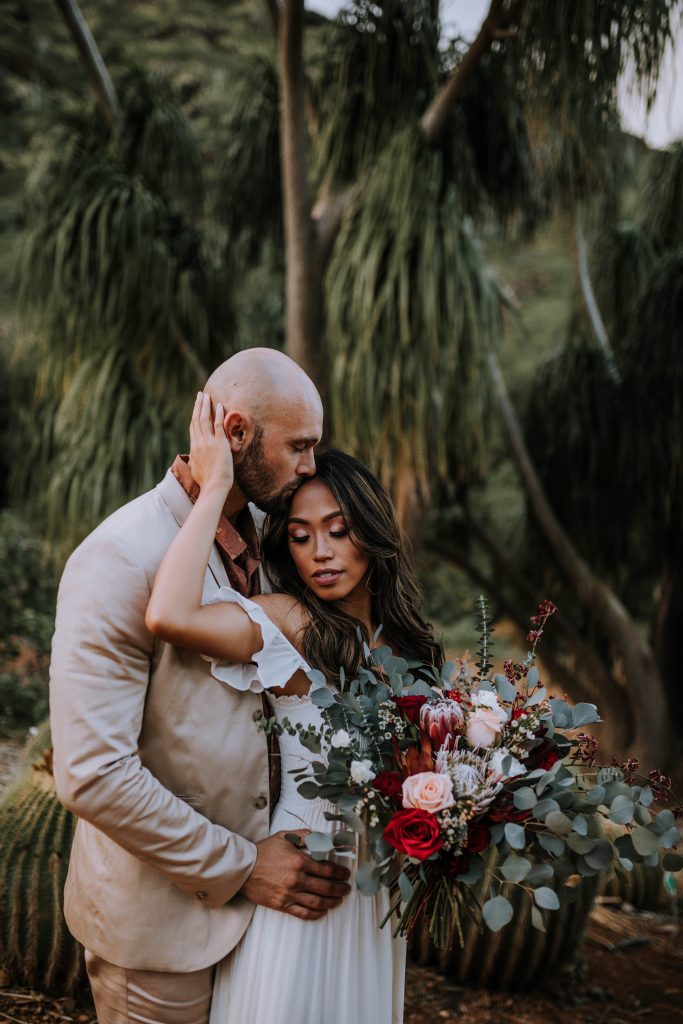 Boho Bridal Session in Honolulu Hawaii | Anela Benavides Photography