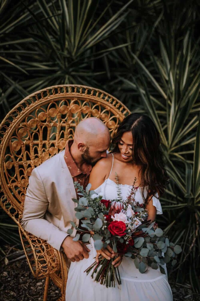 Boho Bridal Session in Honolulu Hawaii | Anela Benavides Photography