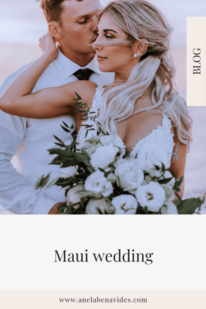 Maui outdoor wedding | Anela Benavides Photography